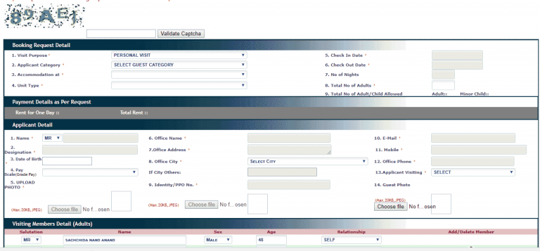 New Central Government Holiday Home online Booking Guide 2024 ...