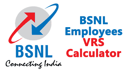 BSNL Employees VRS Calculator - Gservants