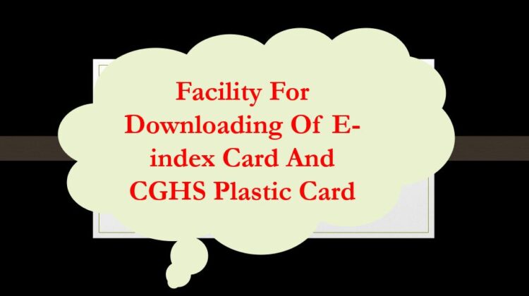 Online transfer of CGHS Cards from one City to another CGHS Covered ...